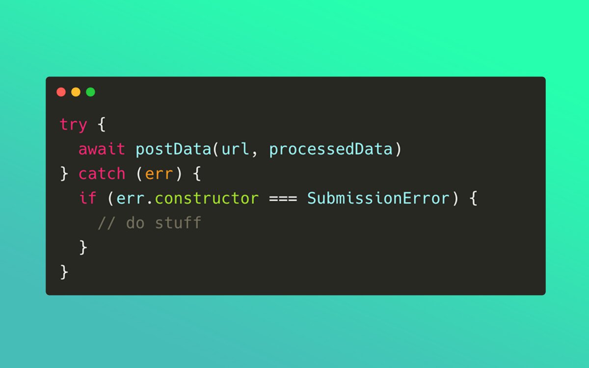 Handling Specific Exceptions In JavaScript Codista